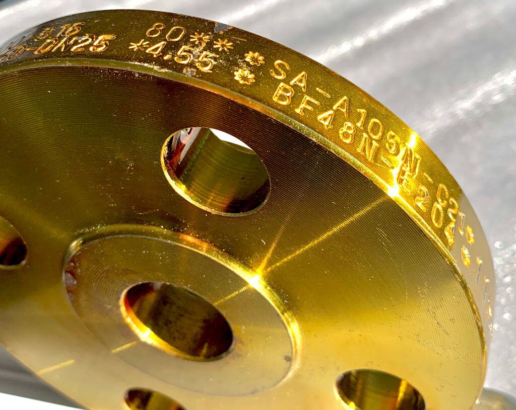 Flange markings
