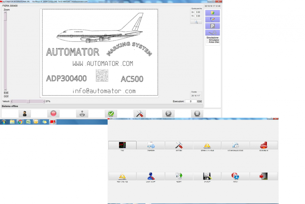 Controller for dot peen marking